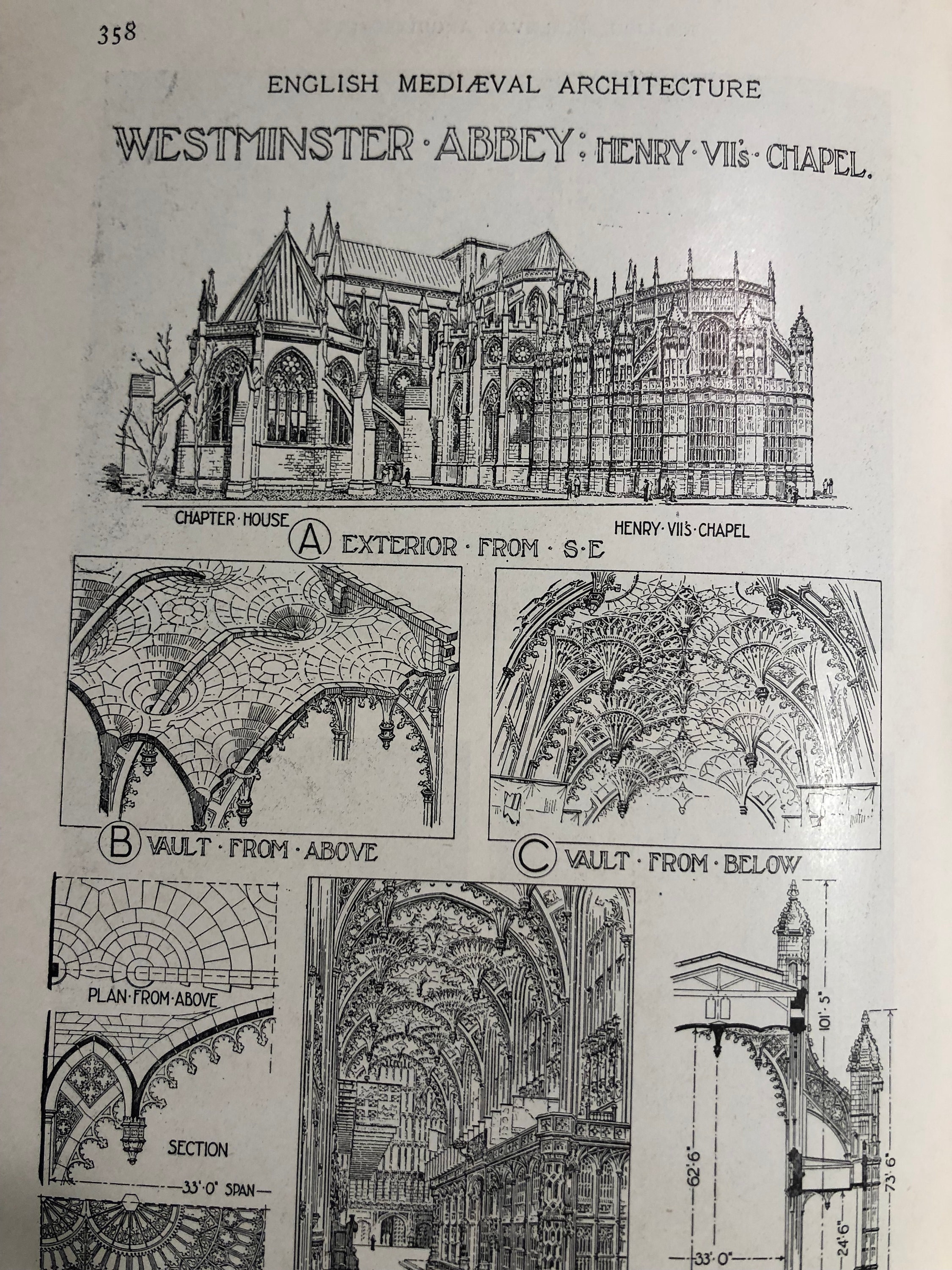 Westminster Abbey English Medieval Church Architecture Details Original ...