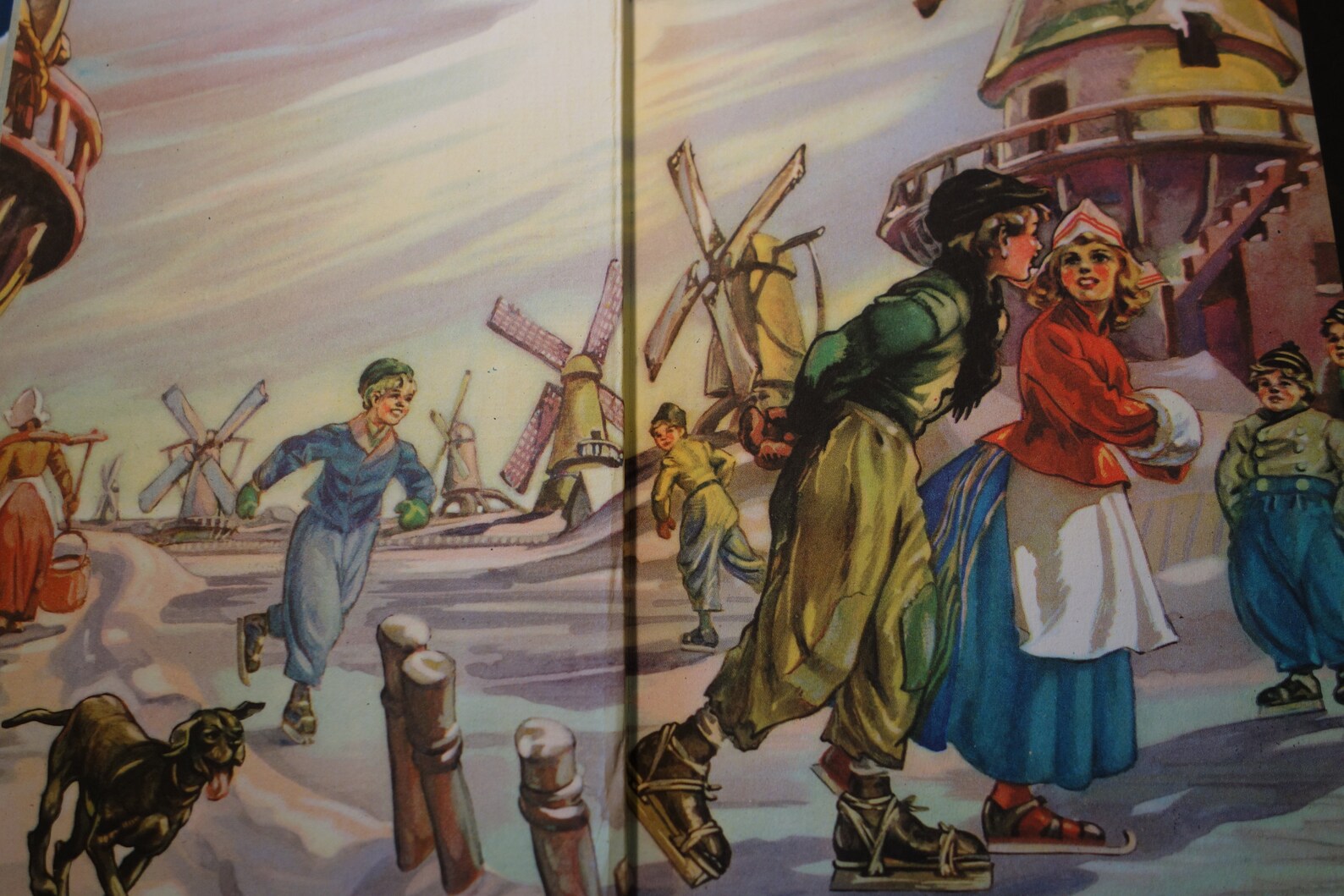 Hans Brinker Mary Mapes Dodge 1945 Illustrated by Cyrus Leroy Baldridge ...