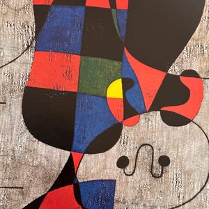 Miro, Figures and Dog in Front of the Sun | Published Lithograph | Fine ...
