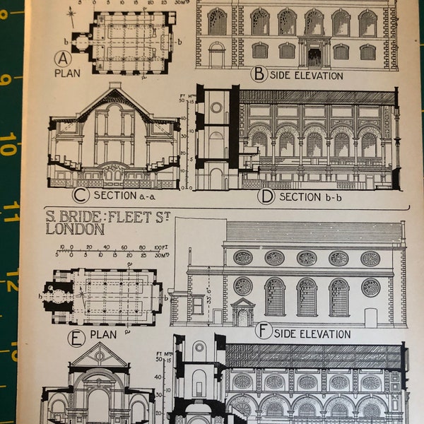 Renaissance Architectural Drawings - Etsy