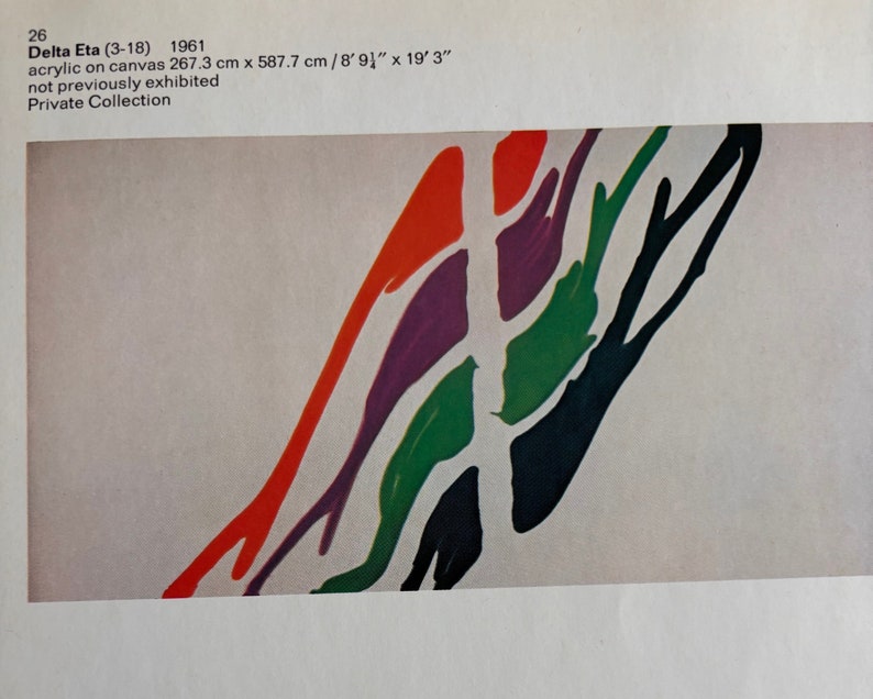 Morris Louis | Delta Eta 1961 | Published Lithograph | Color Field ...