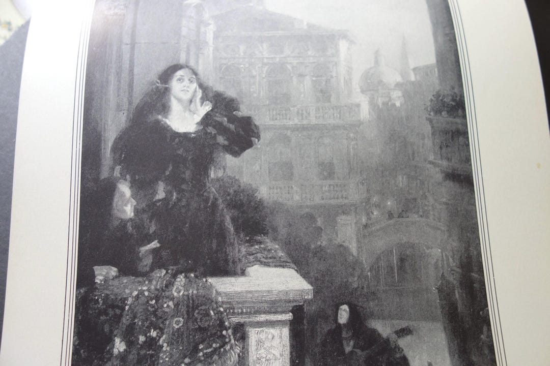 Louis Loeb Venice Moon Original Published Lithograph Gilded Age Best ...