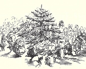 Beatrix Potter Inspired Art Unframed - Etsy