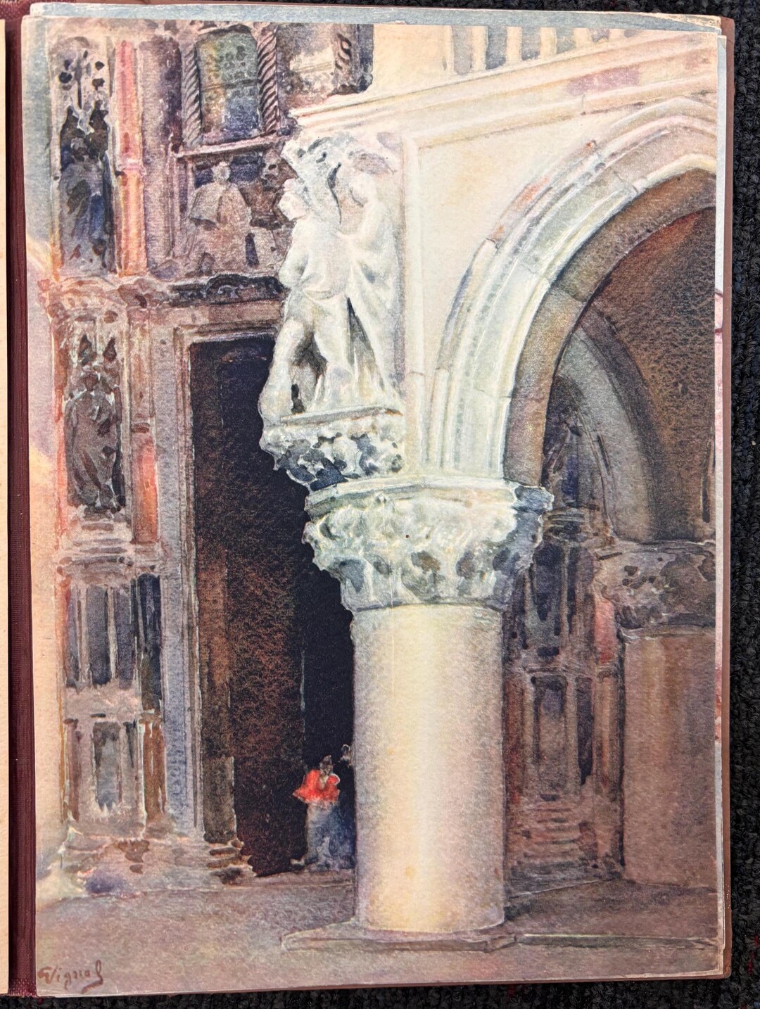 Venice Ducal Palace by Pierre Vignal Original Vintage Published ...