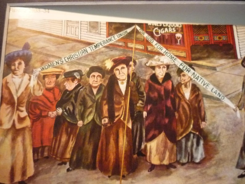 Ben Shahn WCTU Parade 1933-4 Matted and Framed Print - Etsy