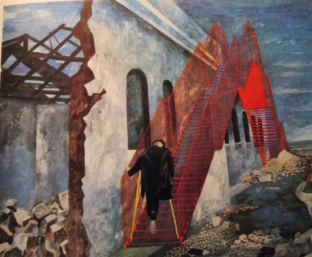 Ben Shahn, the Red Stairway Art Print American Realism Social ...