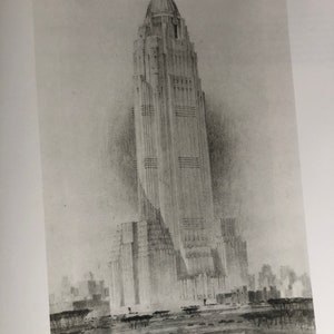 Eli Jacques Kahn New York Skyscraper | Tiny Print | Gift for Architect ...