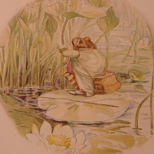 Beatrix Potter Illustration Tabitha Twitchit Animal Print - Etsy