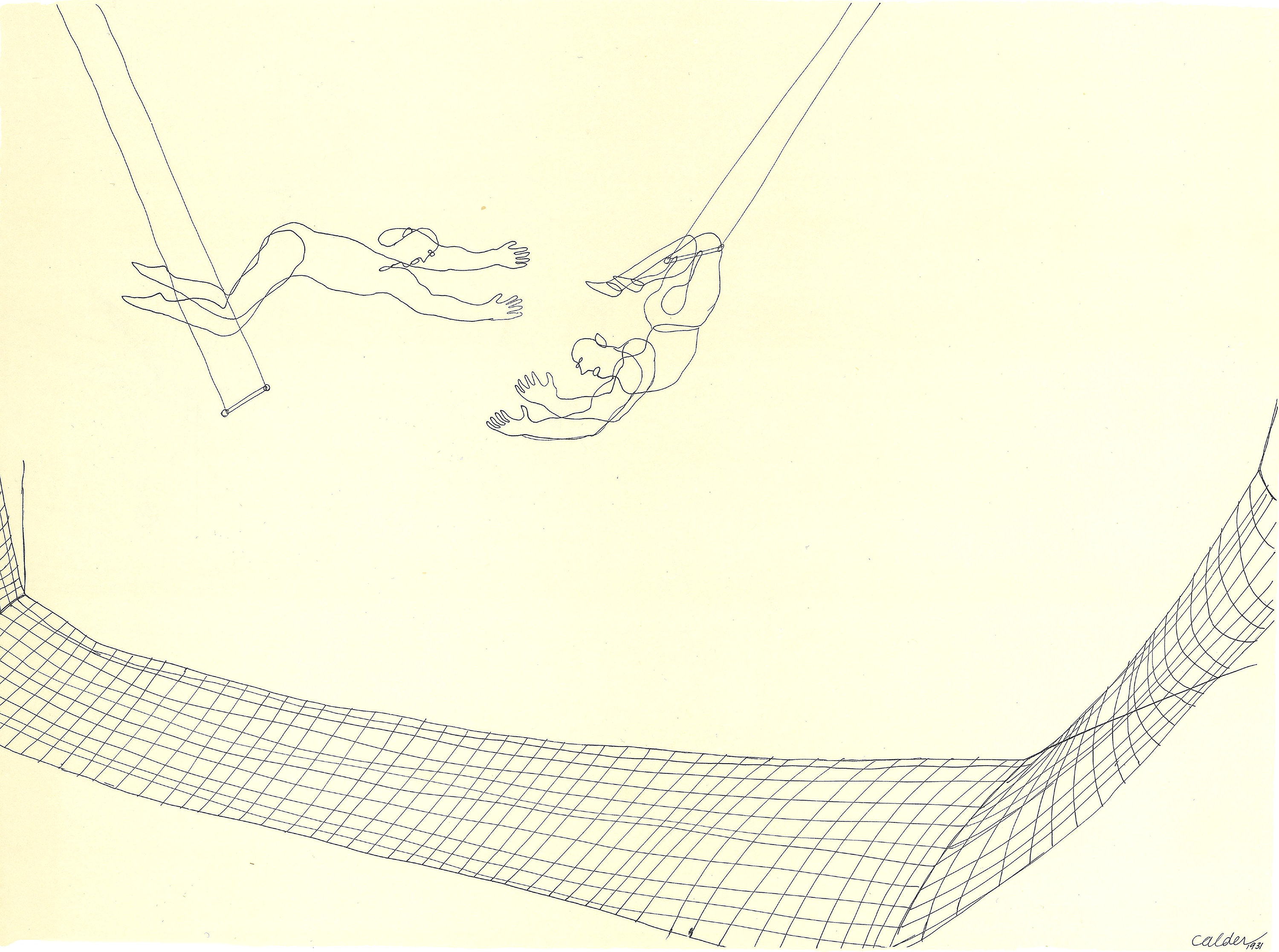 Alexander Calder Circus Drawings