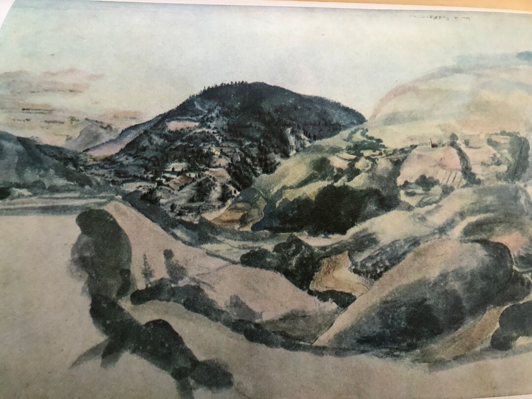 Durer Tyrolean Mountain Scene | Fine Art Published Lithograph Print ...