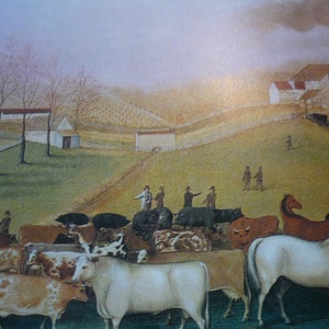 Cornell Farm by Edward Hicks - Folk Art Print - Gift for Art Lover ...