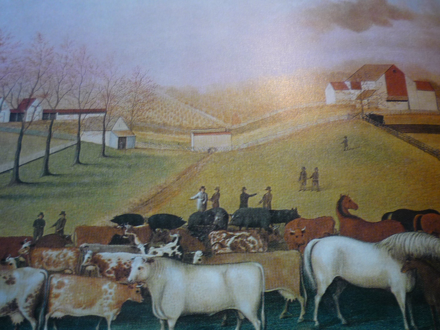 Cornell Farm by Edward Hicks Folk Art Print Gift for Art - Etsy