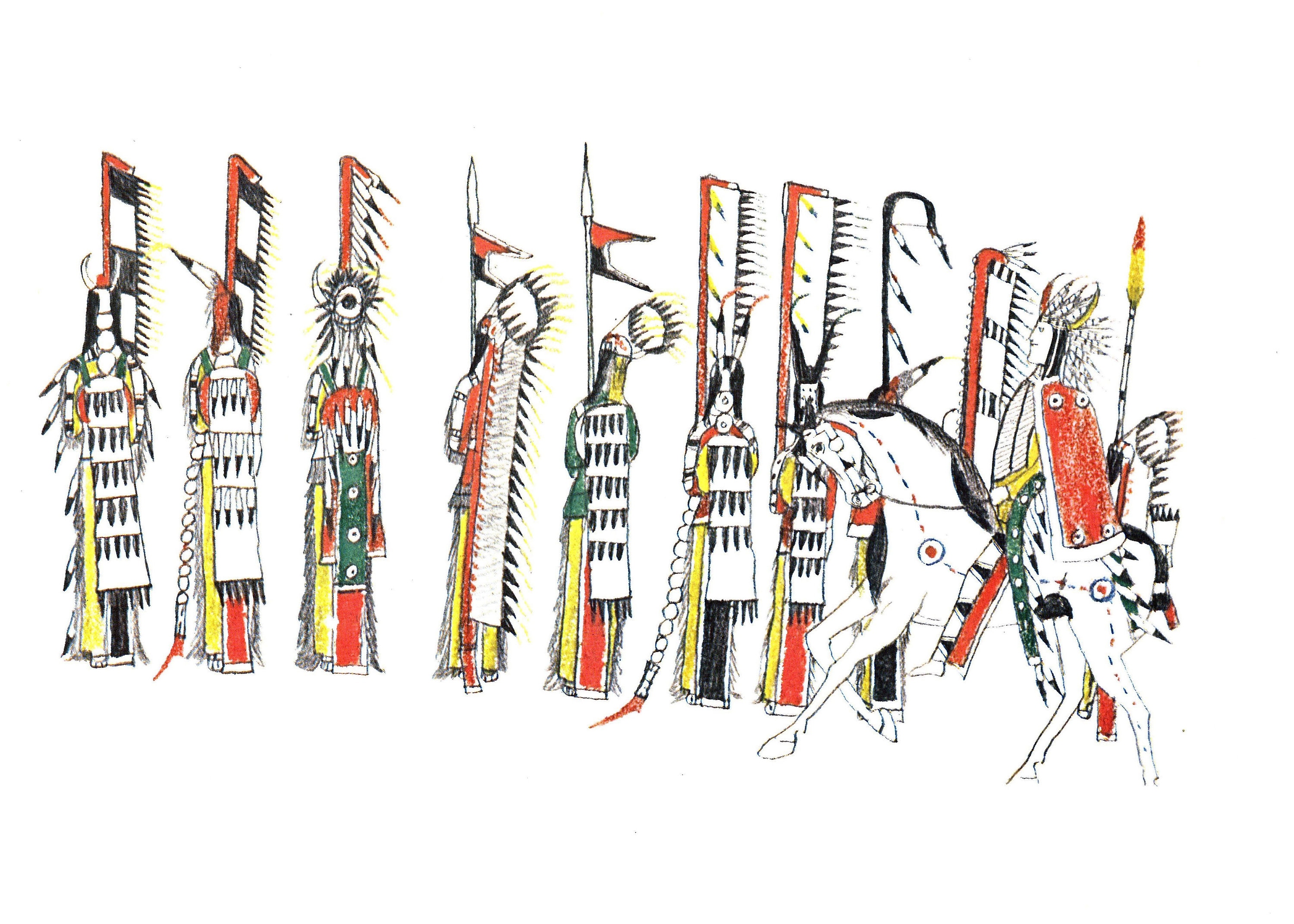 Kiowa Ledger Art