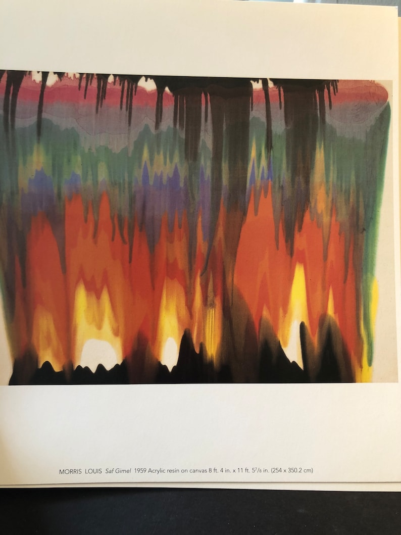 Morris Louis Saf Gimel | Major Themes Published Lithograph Color Field ...