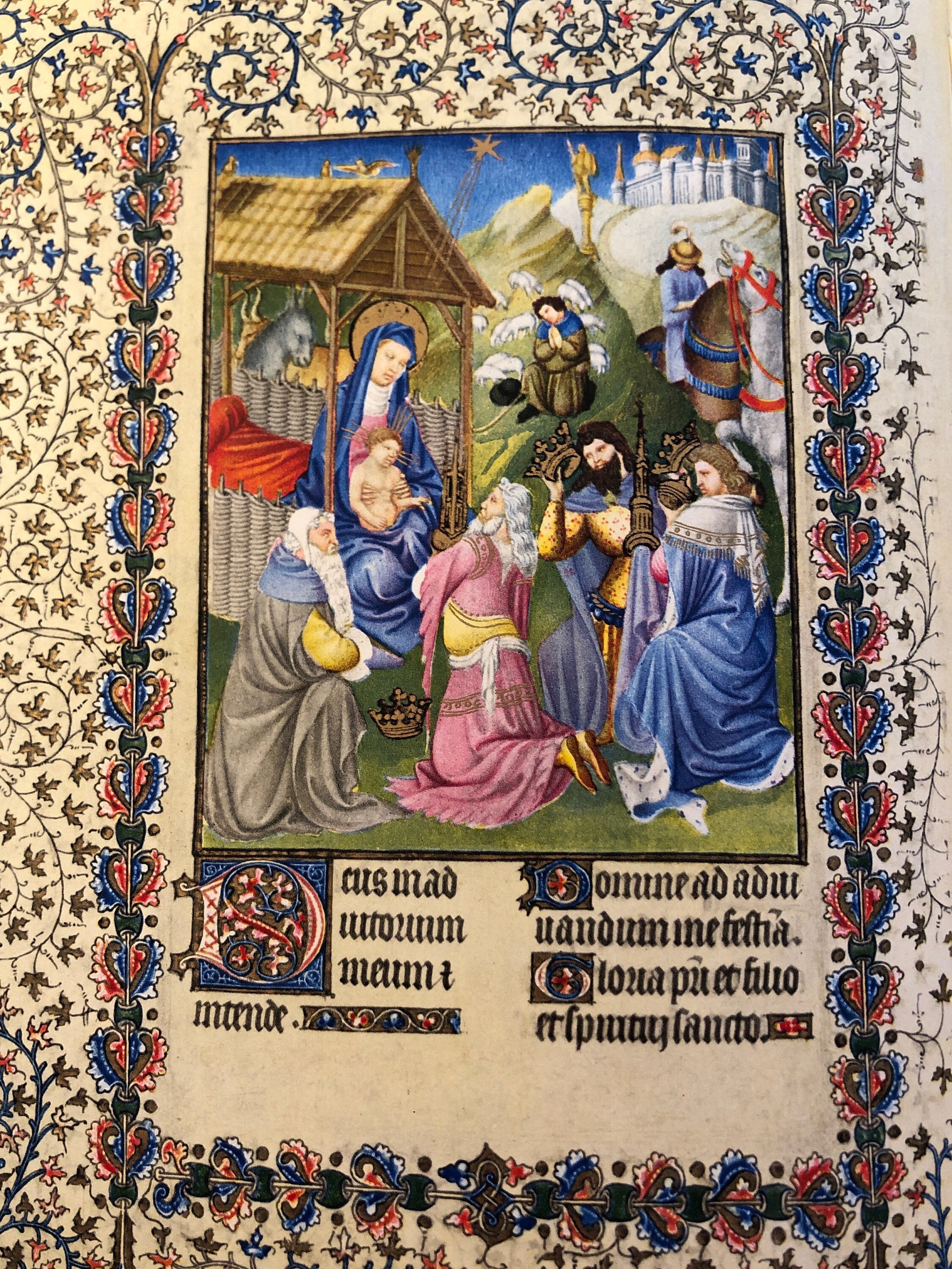 Adoration of the Magi Illuminated Manuscript Published Lithograph 1958 ...