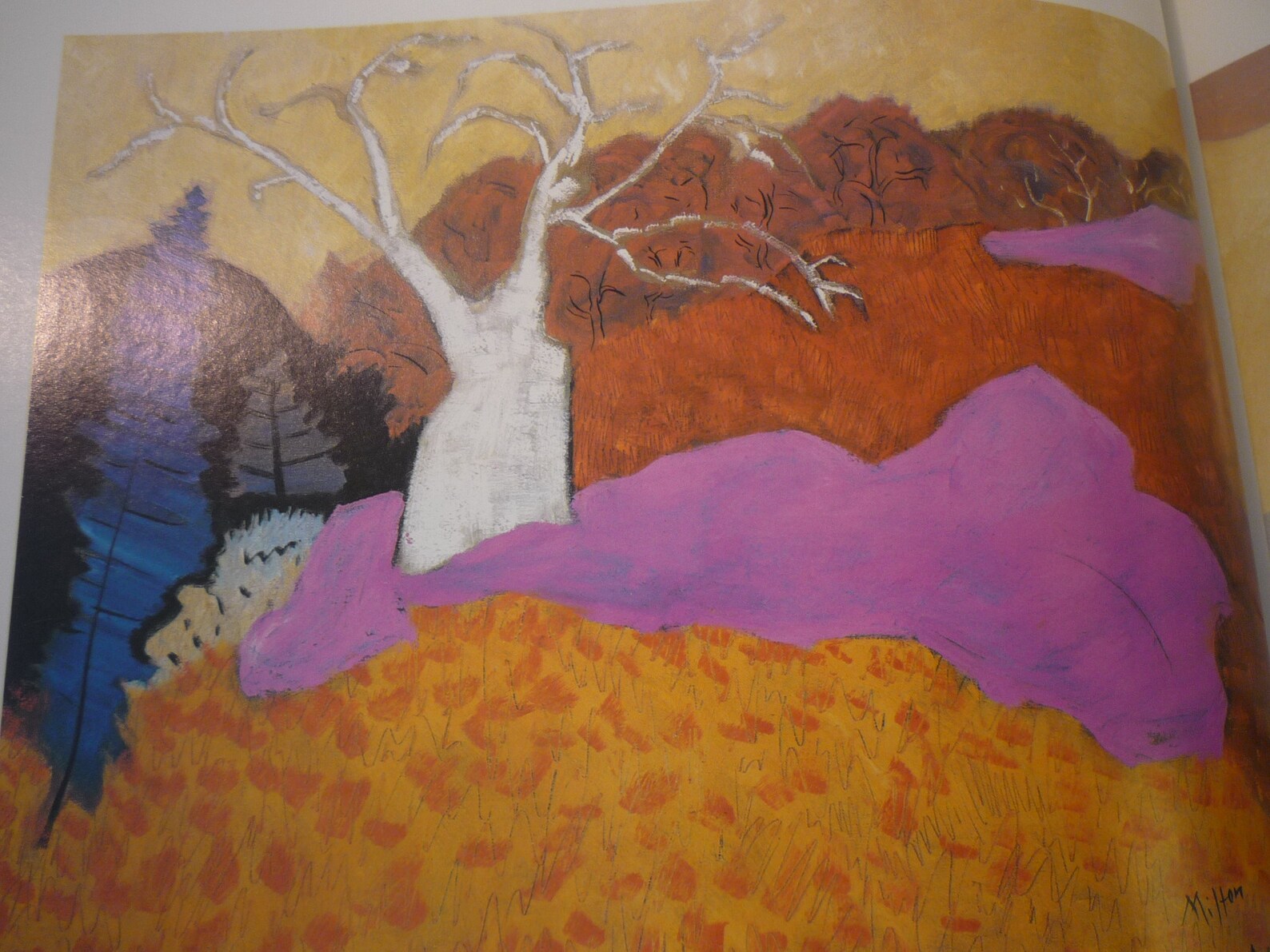 Milton Avery Autumn in the Woods 8 by 10 Published Art Plate | Etsy