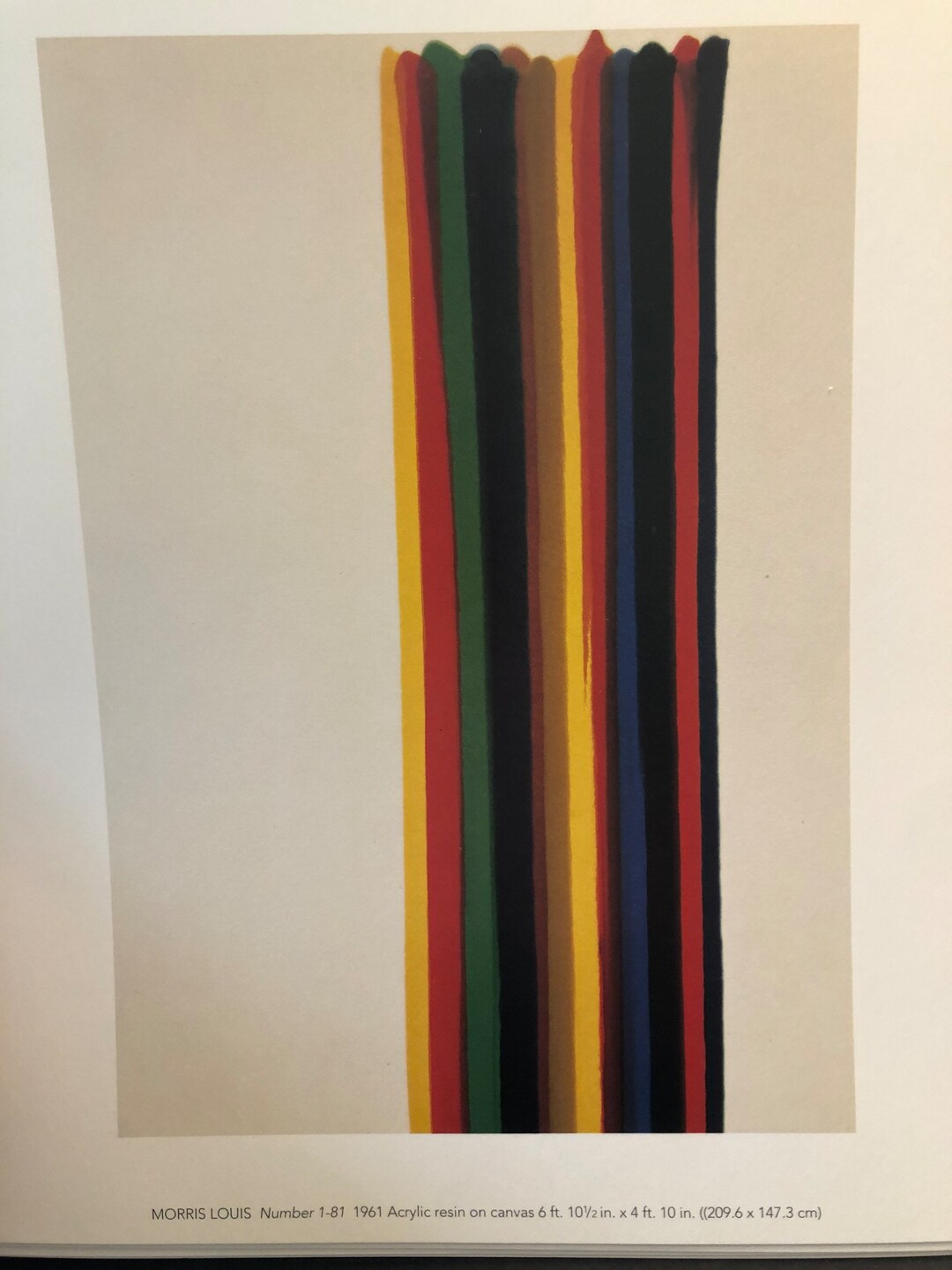 Morris Louis Number 1-81 | Major Themes Published Lithograph Color ...