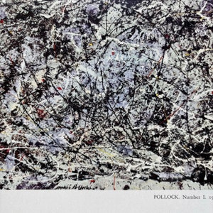 Jackson Pollock, Number 1 | Original Published Lithograph 1961 Abstract ...
