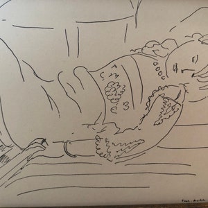 Matisse, Woman at Rest on Chess Board | Framed Original Published ...