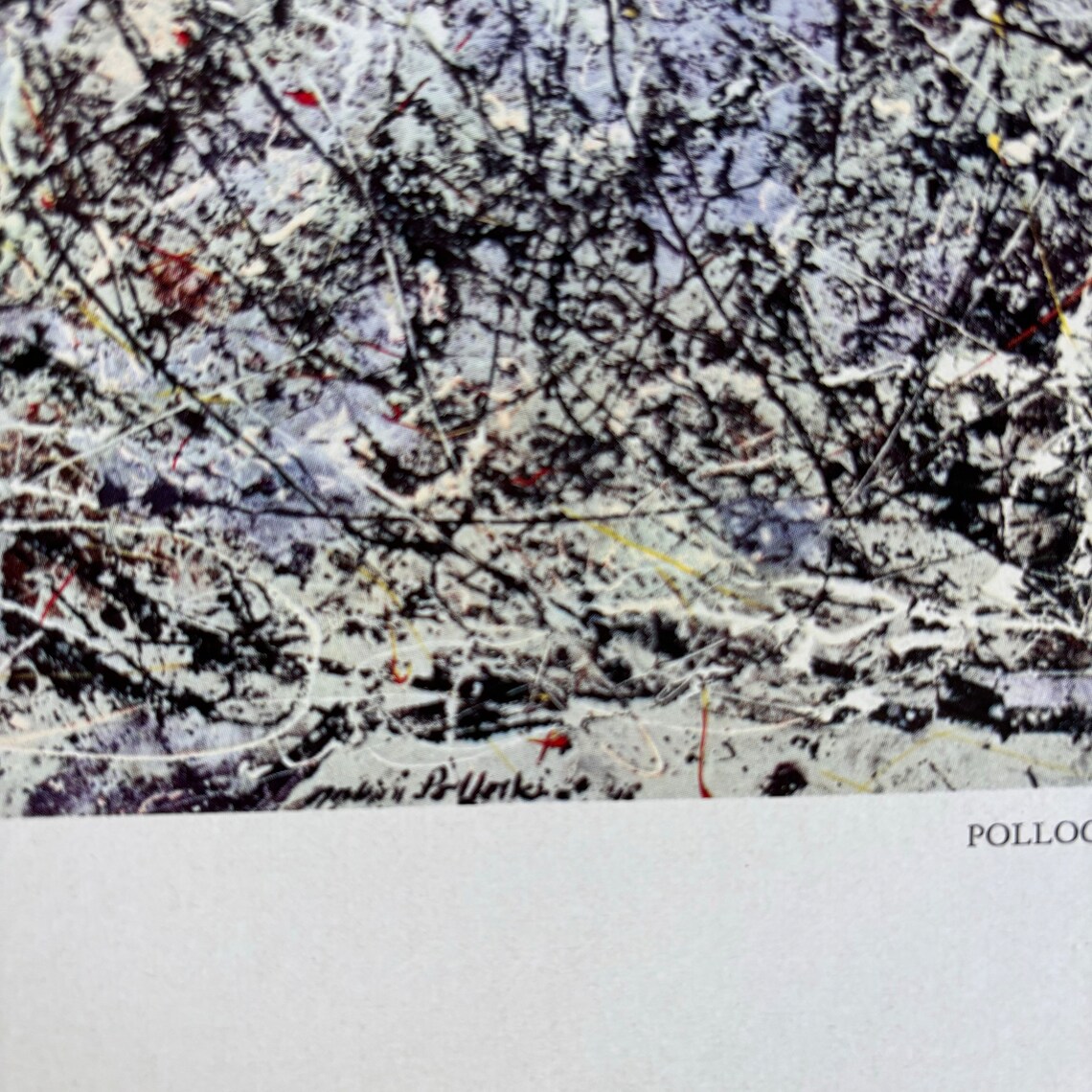 Jackson Pollock, Number 1 | Original Published Lithograph 1961 Abstract ...