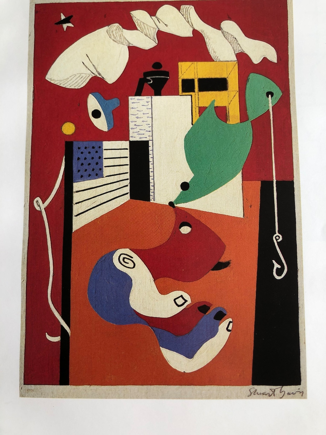 Stuart Davis. T Scape Fine Art Print American Modernism Gift for Art ...