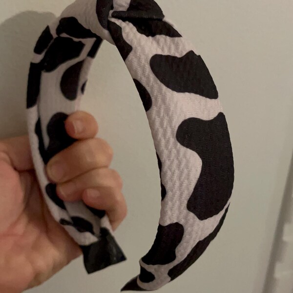 Cow Headband - Etsy