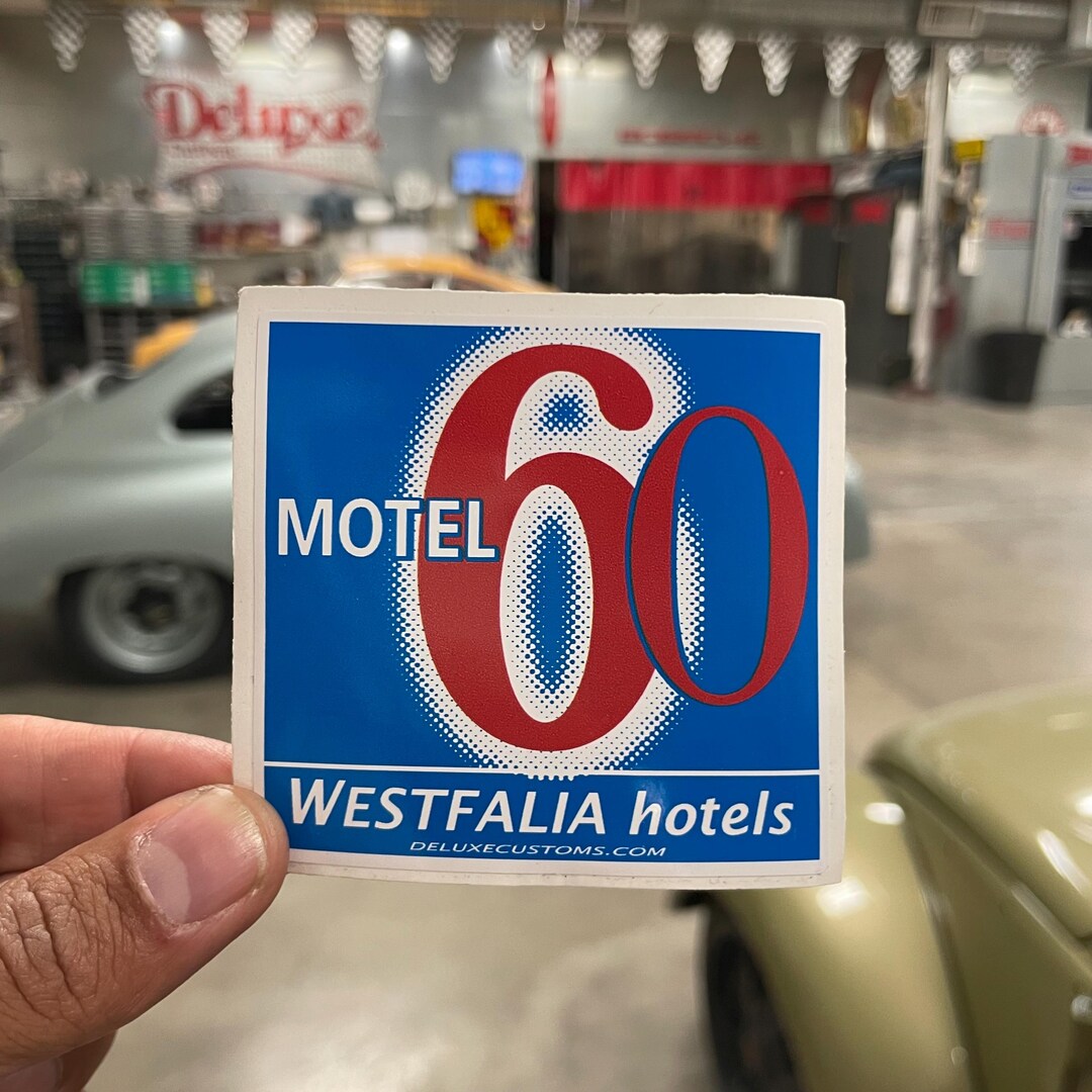 VW Bus Motel 6 Stickers - Etsy