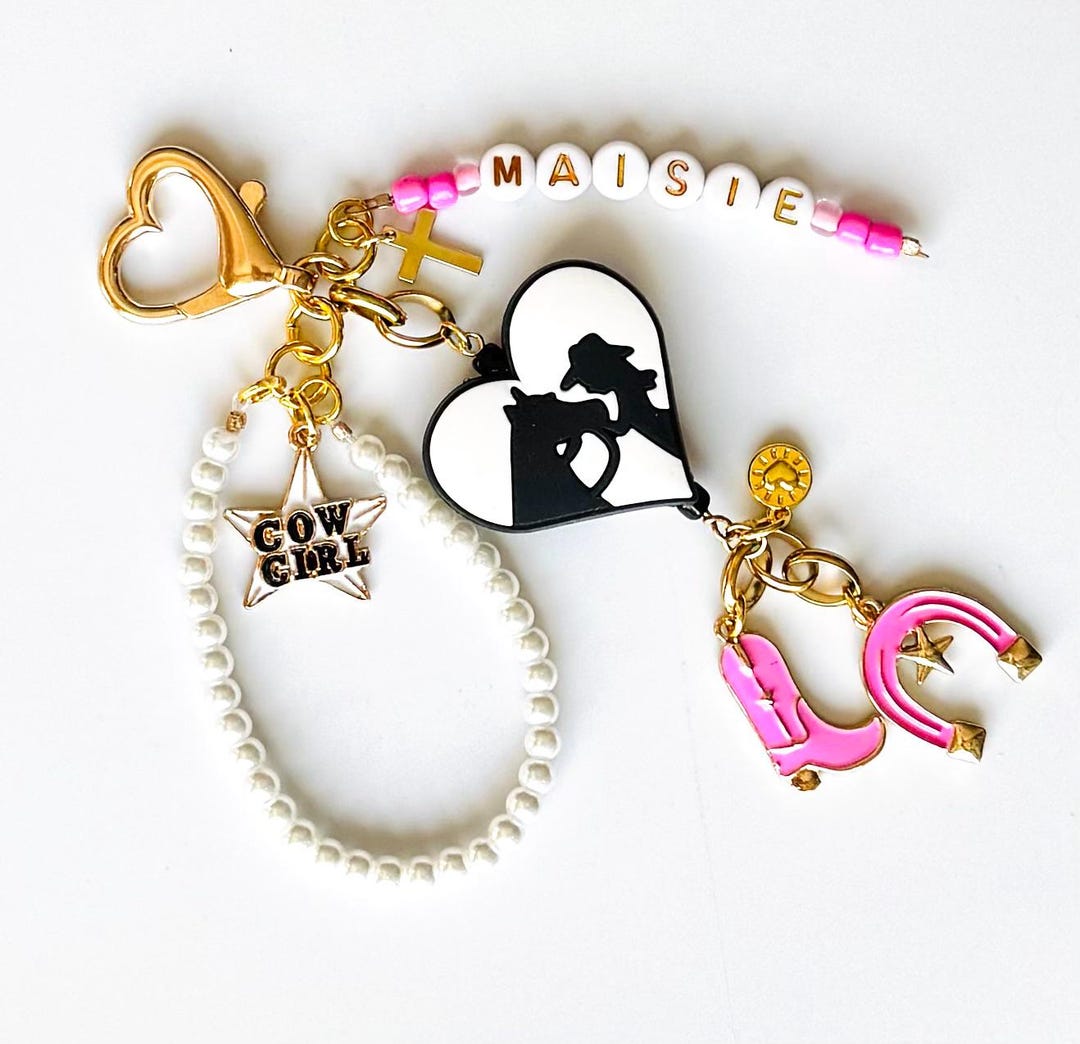 Bag Charm Chain, Customizable Bag Chain, Bag Chain With Charms Horse ...