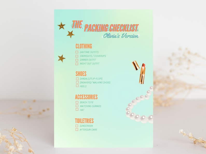 The Life of a Showgirl Bachelorette Invitation & Itinerary, Swiftie ...