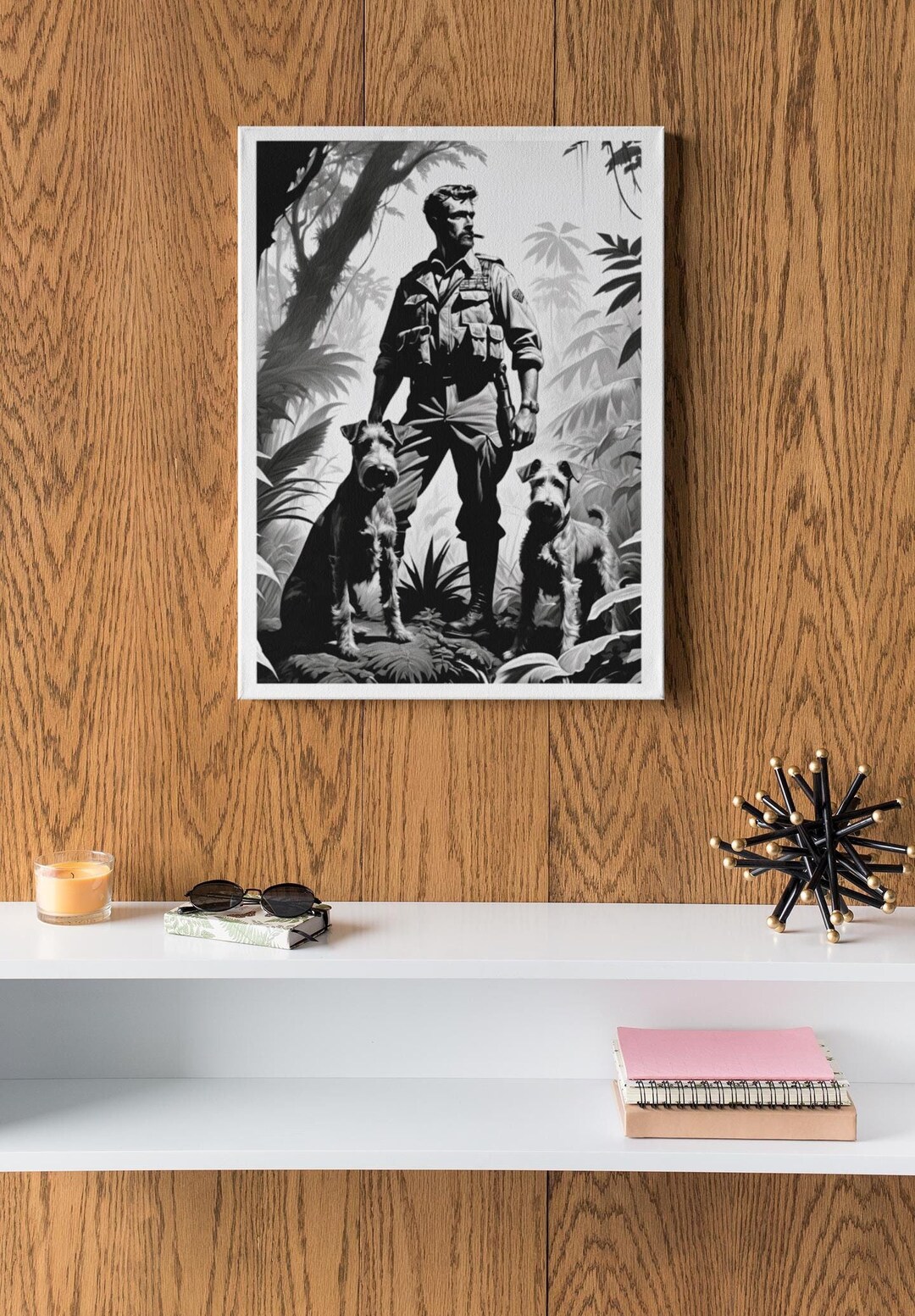 Vintage K9 Military Poster, Wall Decor, Poster Print, Dog Wallpaper ...