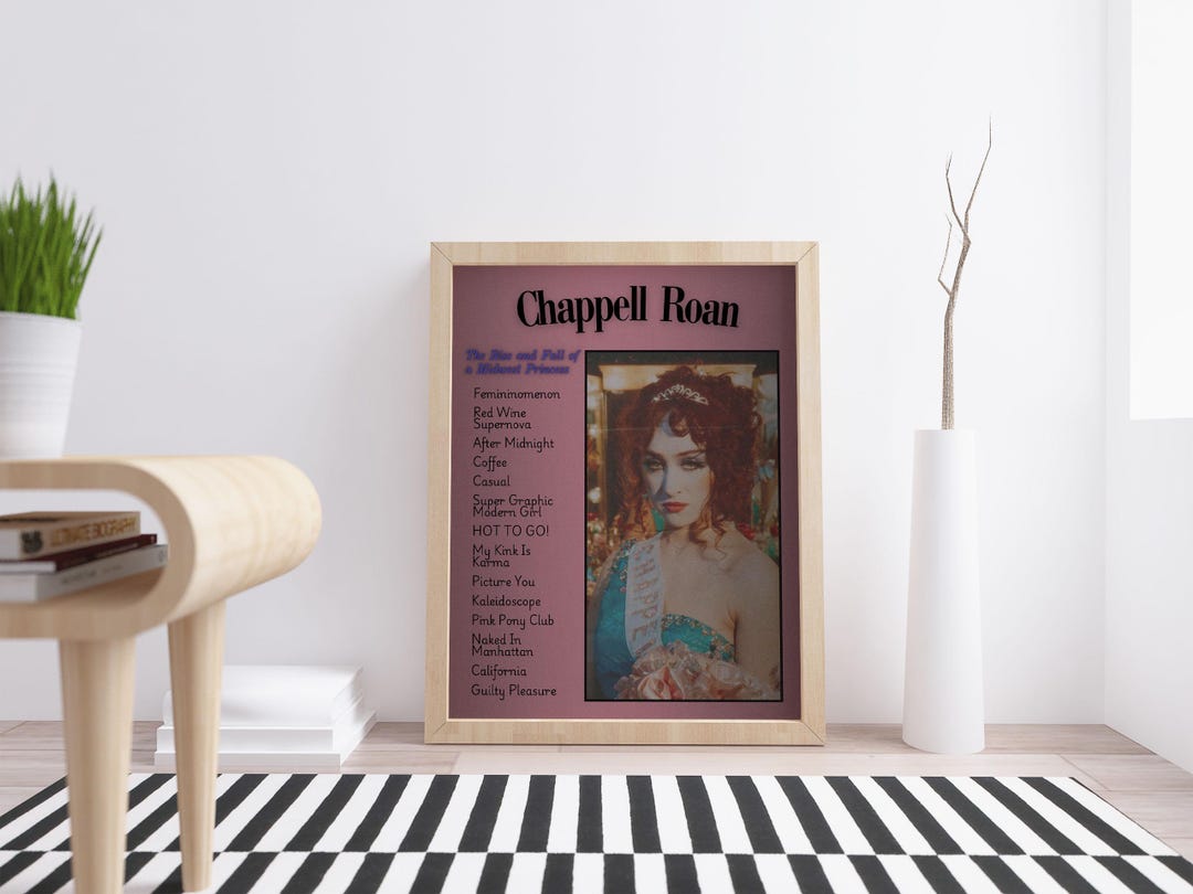 Chappell Roan Poster, Chappell Roan, Cute Wall Art, Music Wall Art ...