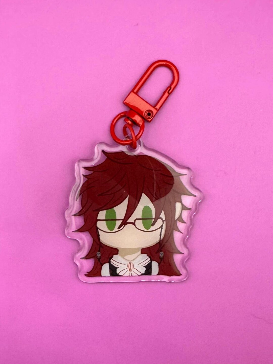 Grell Sutcliff Black Butler Keychain - Etsy