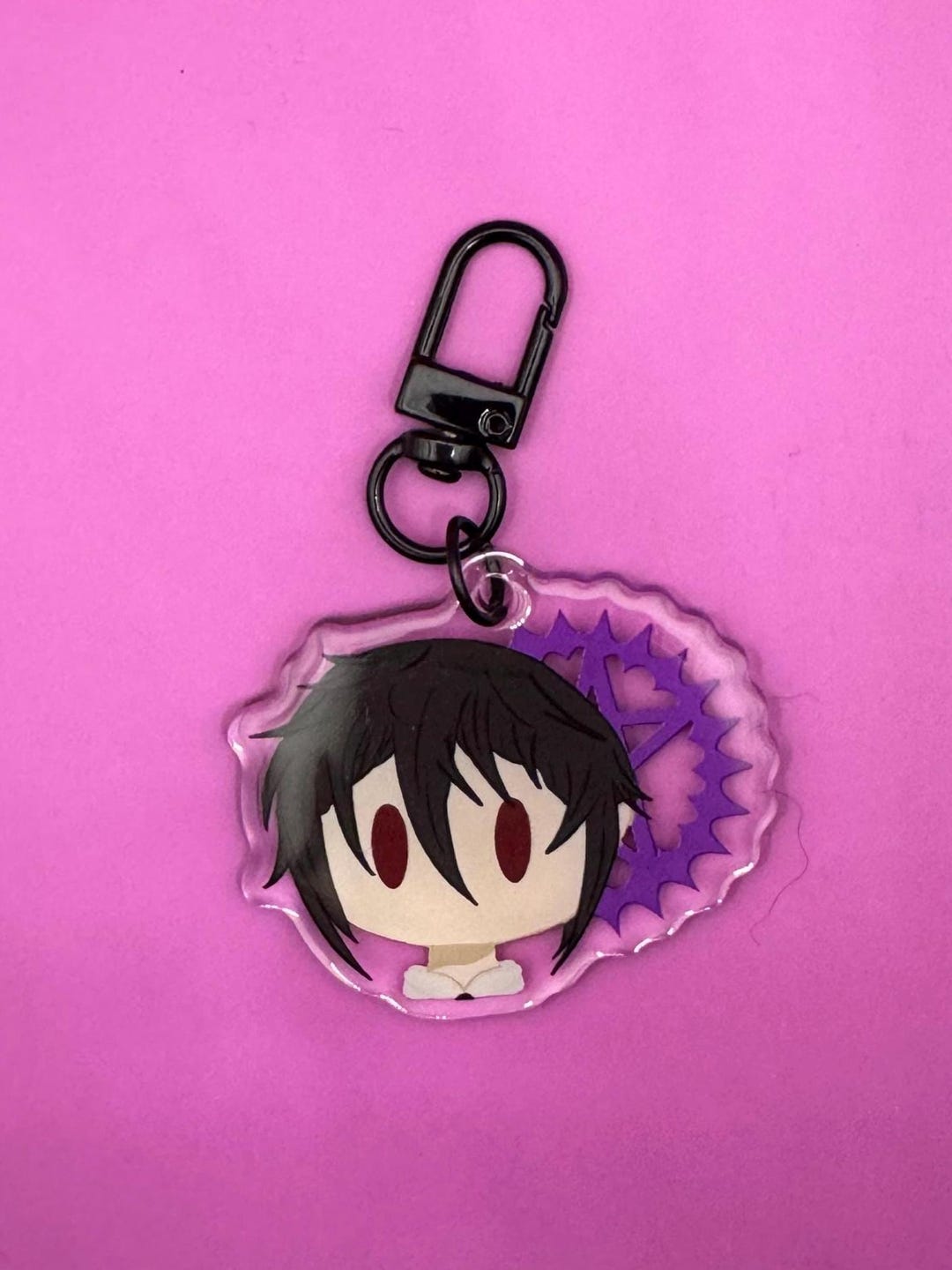 Sebastian Michaelis Black Butler Keychain - Etsy