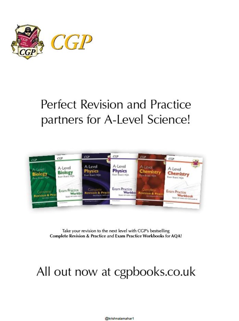 AQA A Level Chemistry Student Book - CGP - Etsy