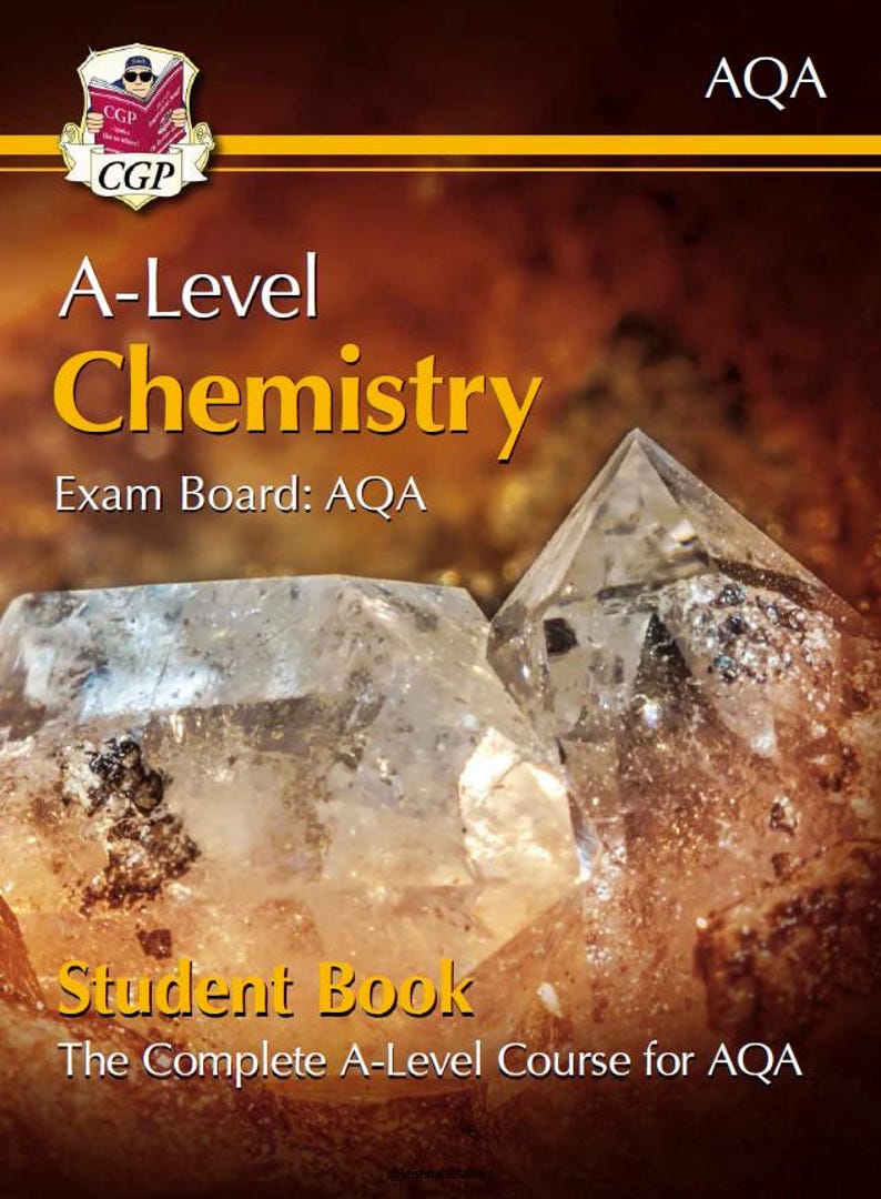 AQA A Level Chemistry Student Book - CGP - Etsy
