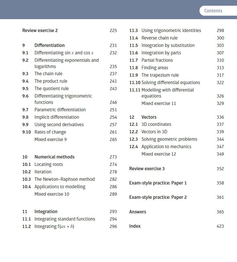 Pearson Edexcel A Level Mathematics Pure Mathematics Year 2 Online Book ...