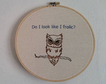 Snarky embroidery | Etsy