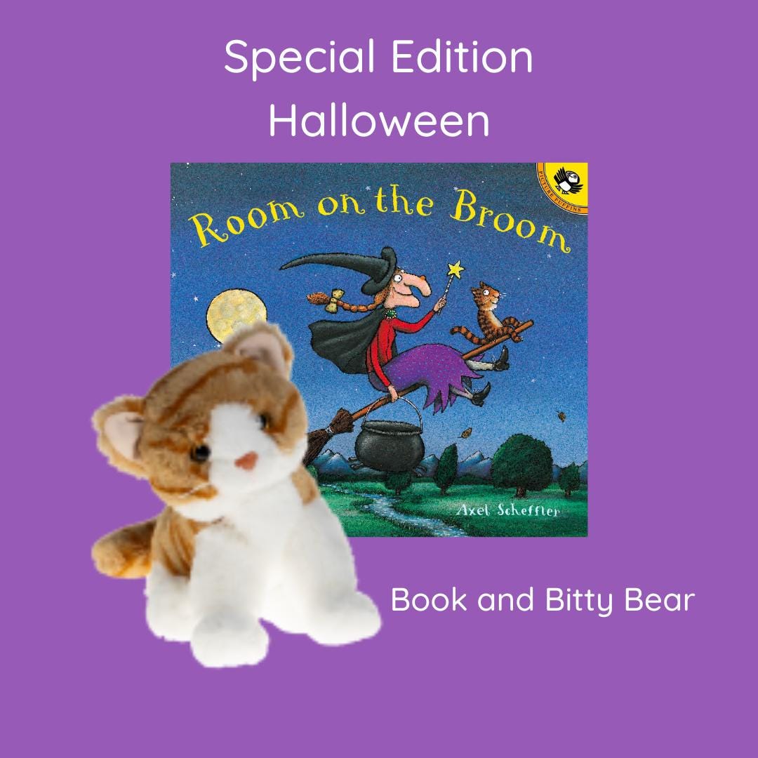 Special Edition Room on the Broom Bitty Kitty by Book and Bear - Etsy