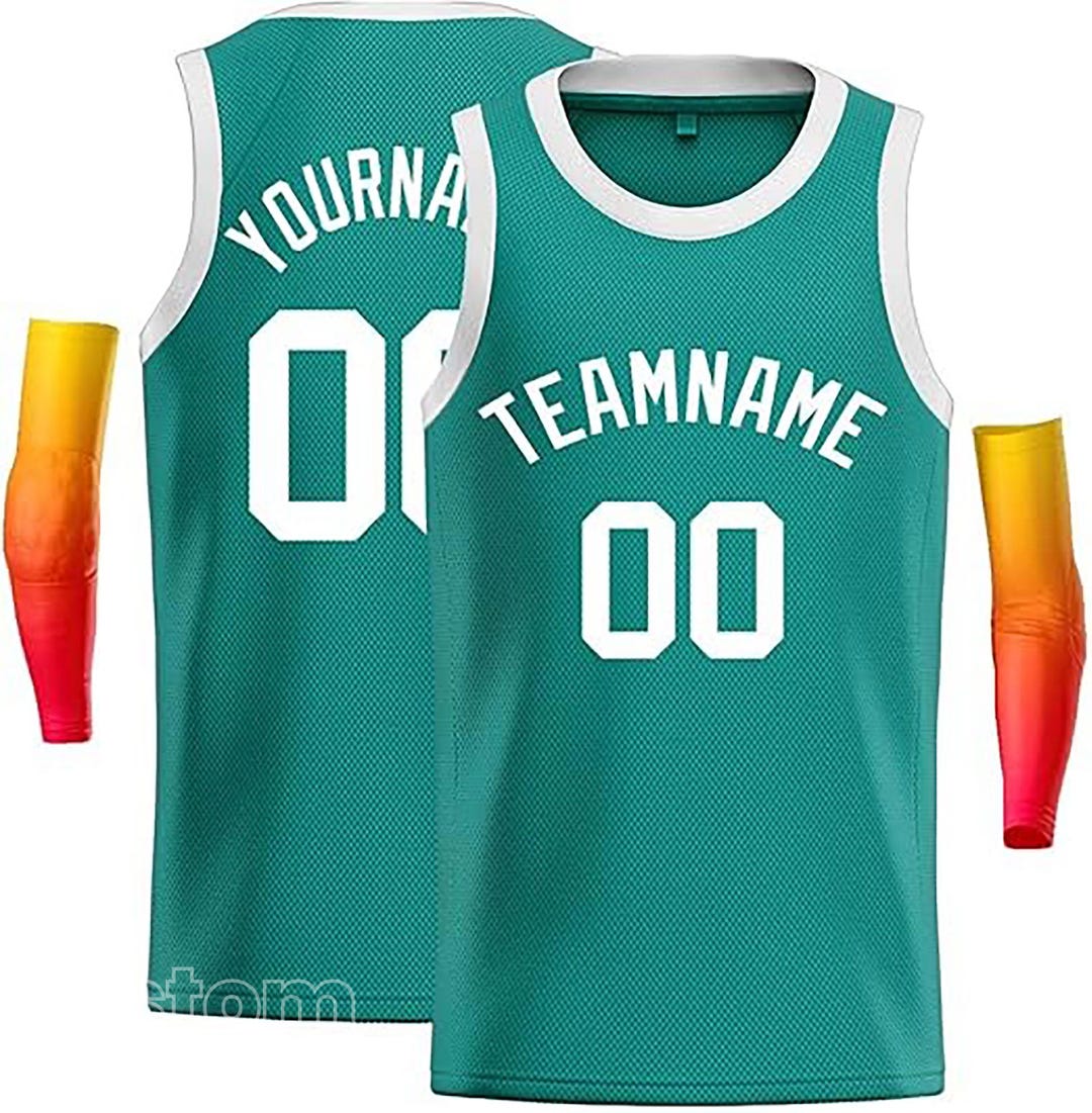 Custom Basketball Jersey 90s Hip Hop Stitched & Printed Letters Number ...
