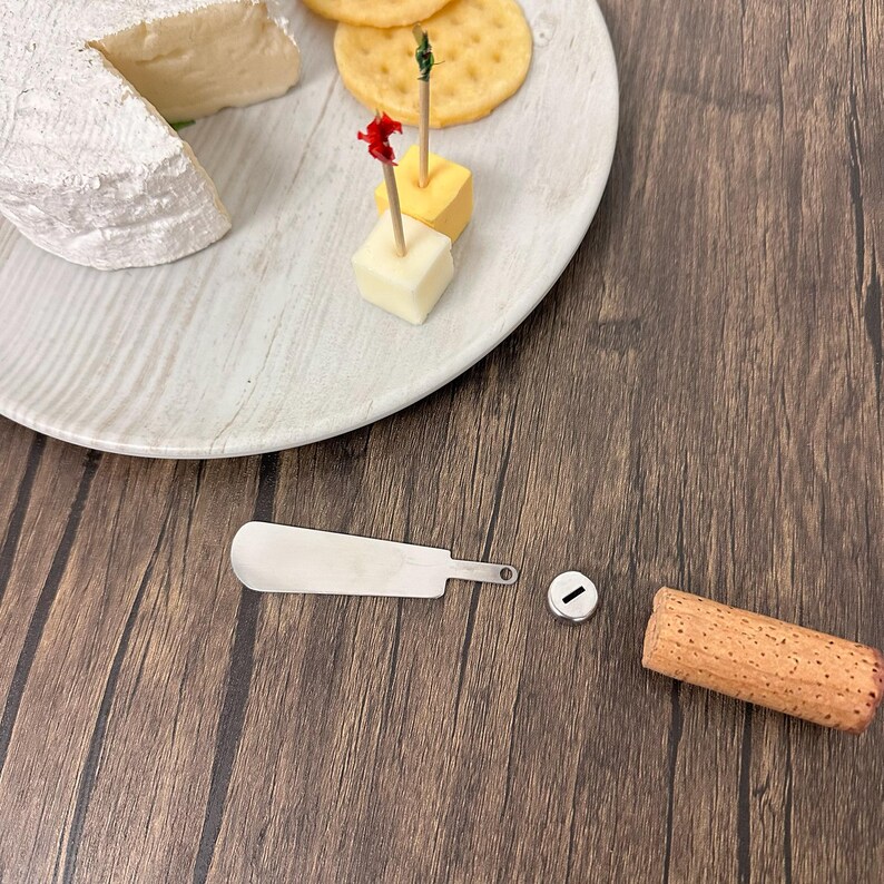 DIY , 12pcs Stainless Steel Blade With Ring for Cheese Spreaders, Wine ...