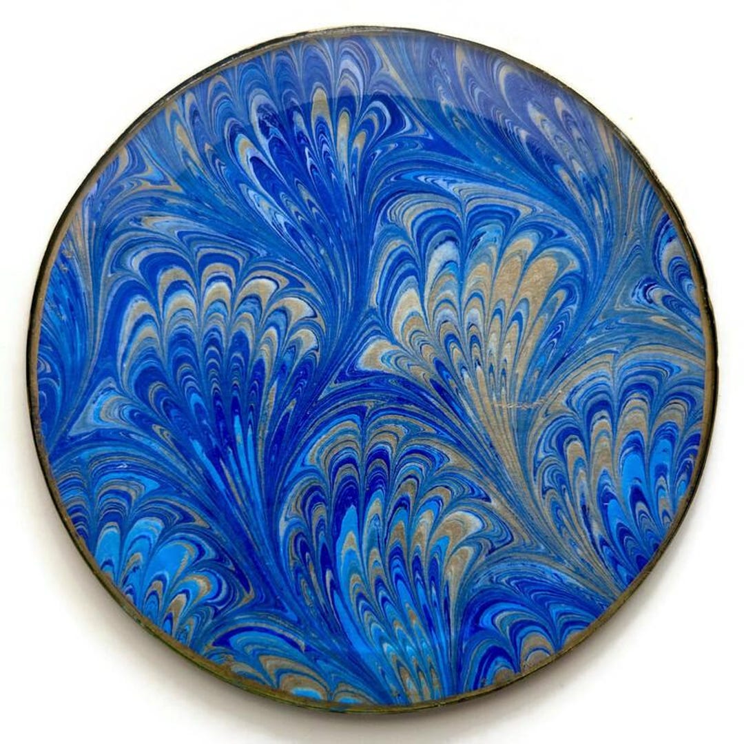 David Glass Coasters, Set of Two, Glass Decoupage Coasters, Home Decor ...