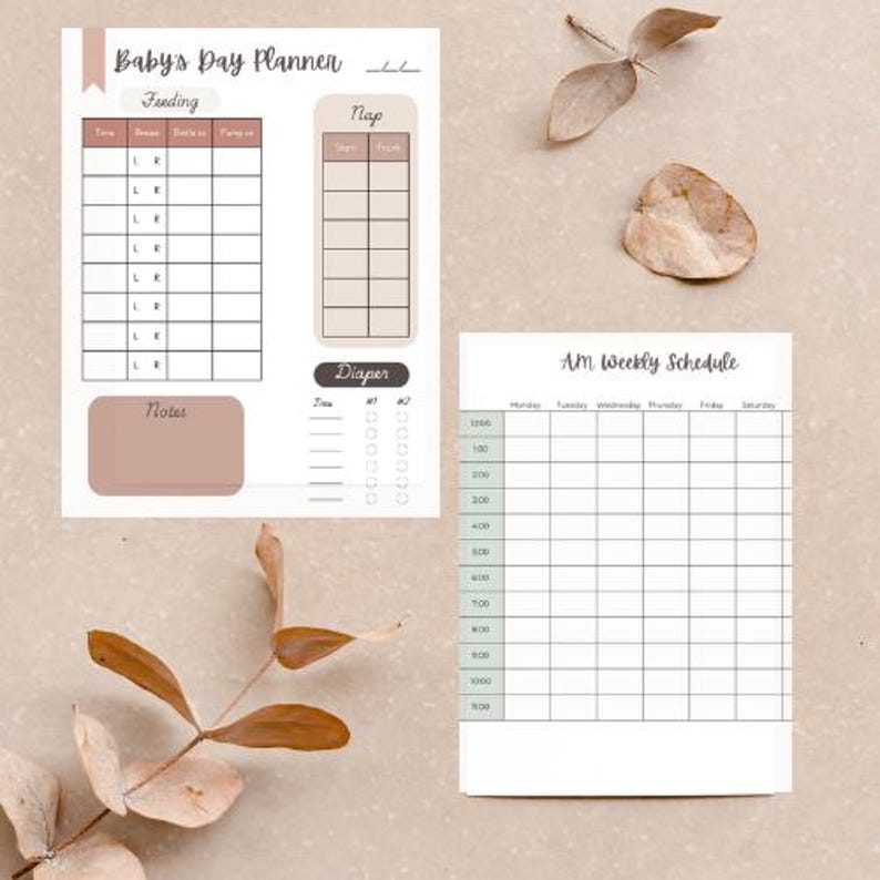 New Mom Planner | Your Essential Tool for the First Year - Etsy