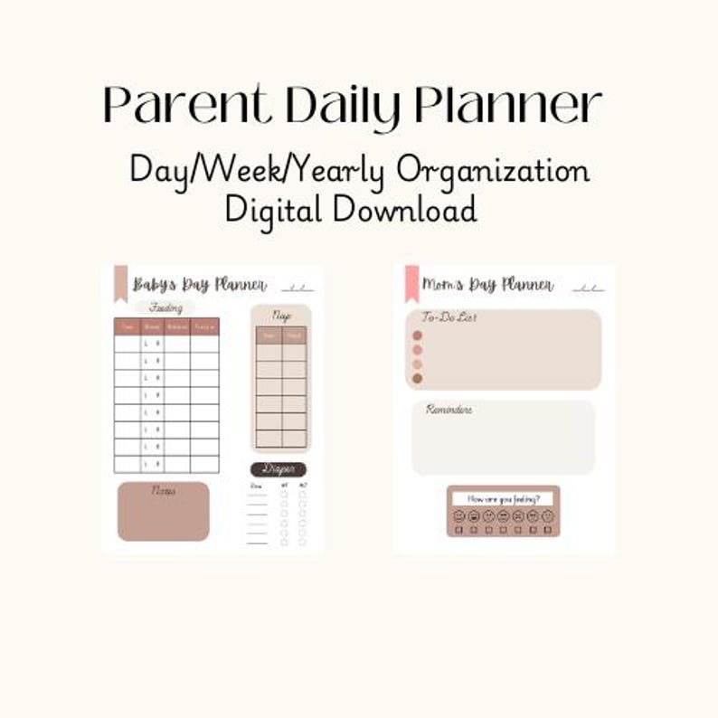 New Mom Planner | Your Essential Tool for the First Year - Etsy