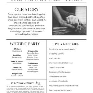 Destination Wedding Welcome Newsletter | Multiple Page Template - Etsy