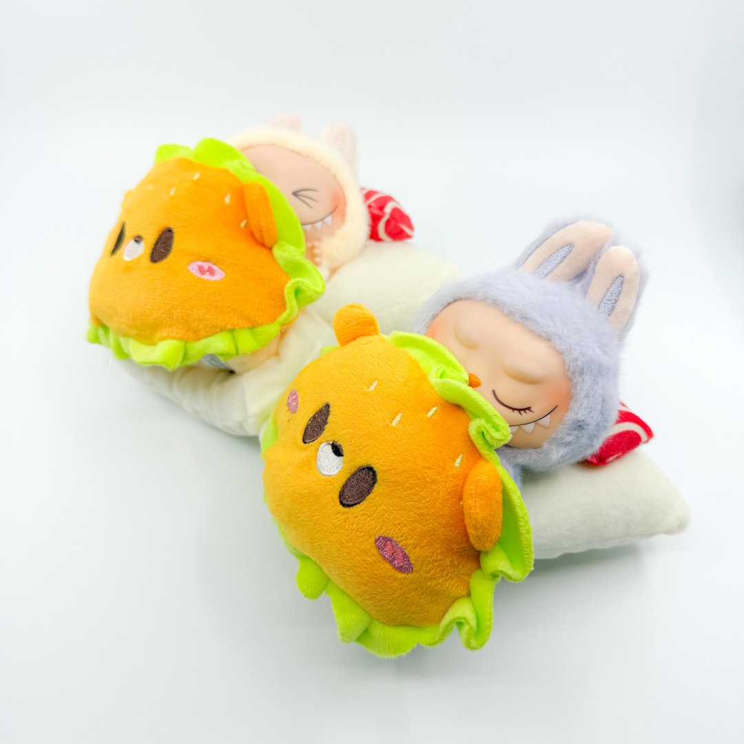 PREORDER Labubu Cute Travel Sleeping Bag, Hamburger Bed With Blanket ...
