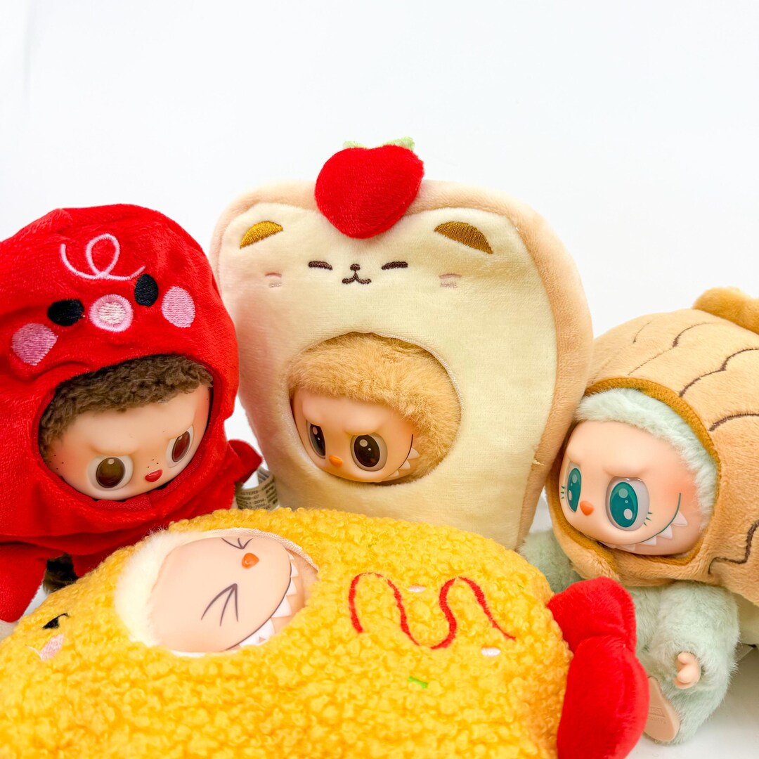 Labubu cute Japanese Food Costumes for Labubu plush dolls - Etsy Portugal