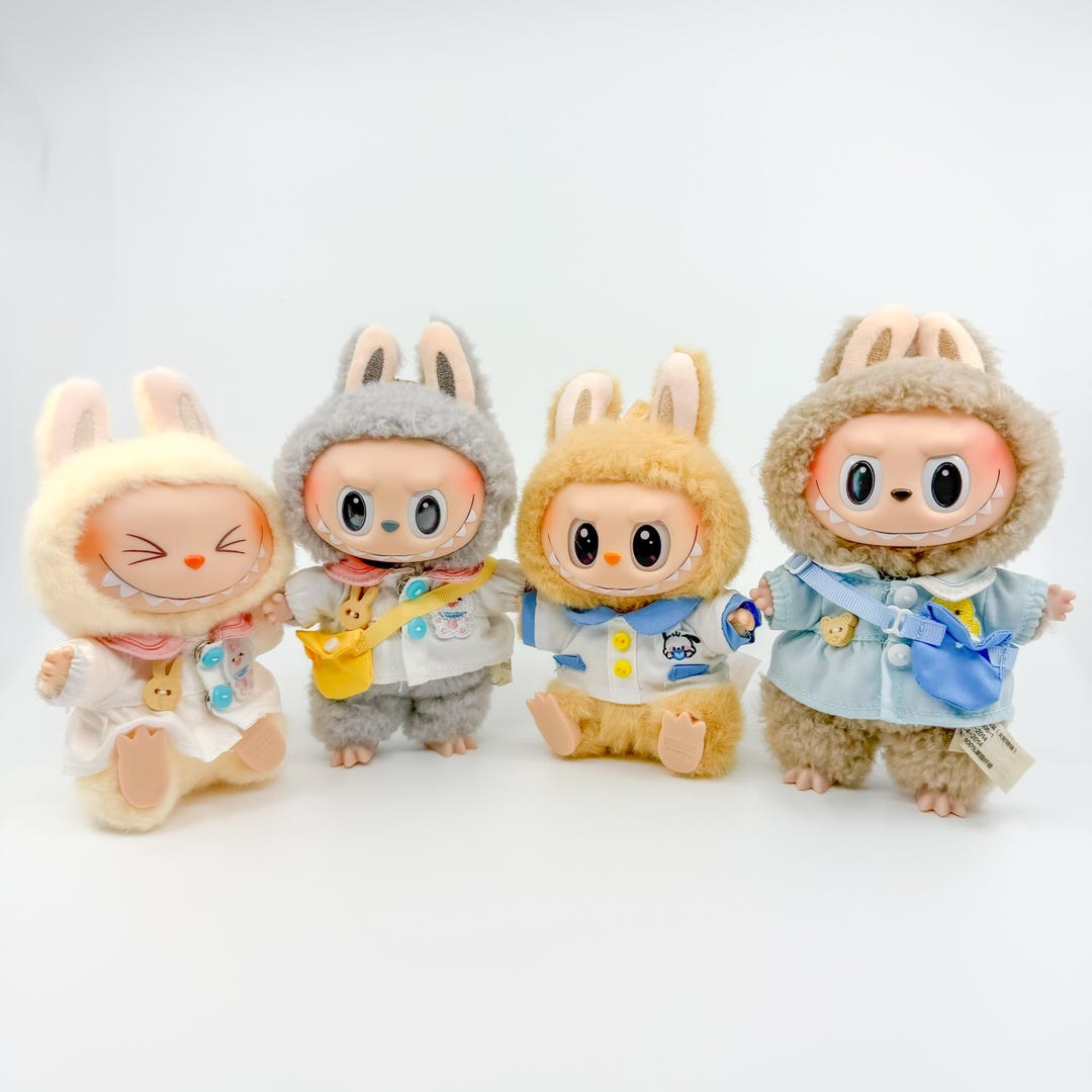 Labubu Cute Blue Japanese Sailor School Uniform With Scarf and School ...