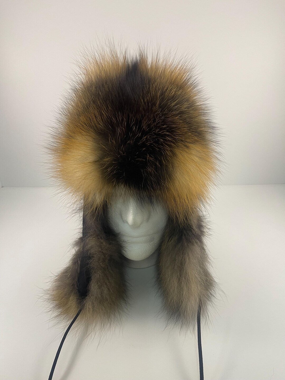 Alaskan Cross Fox Trapper Hat - Etsy