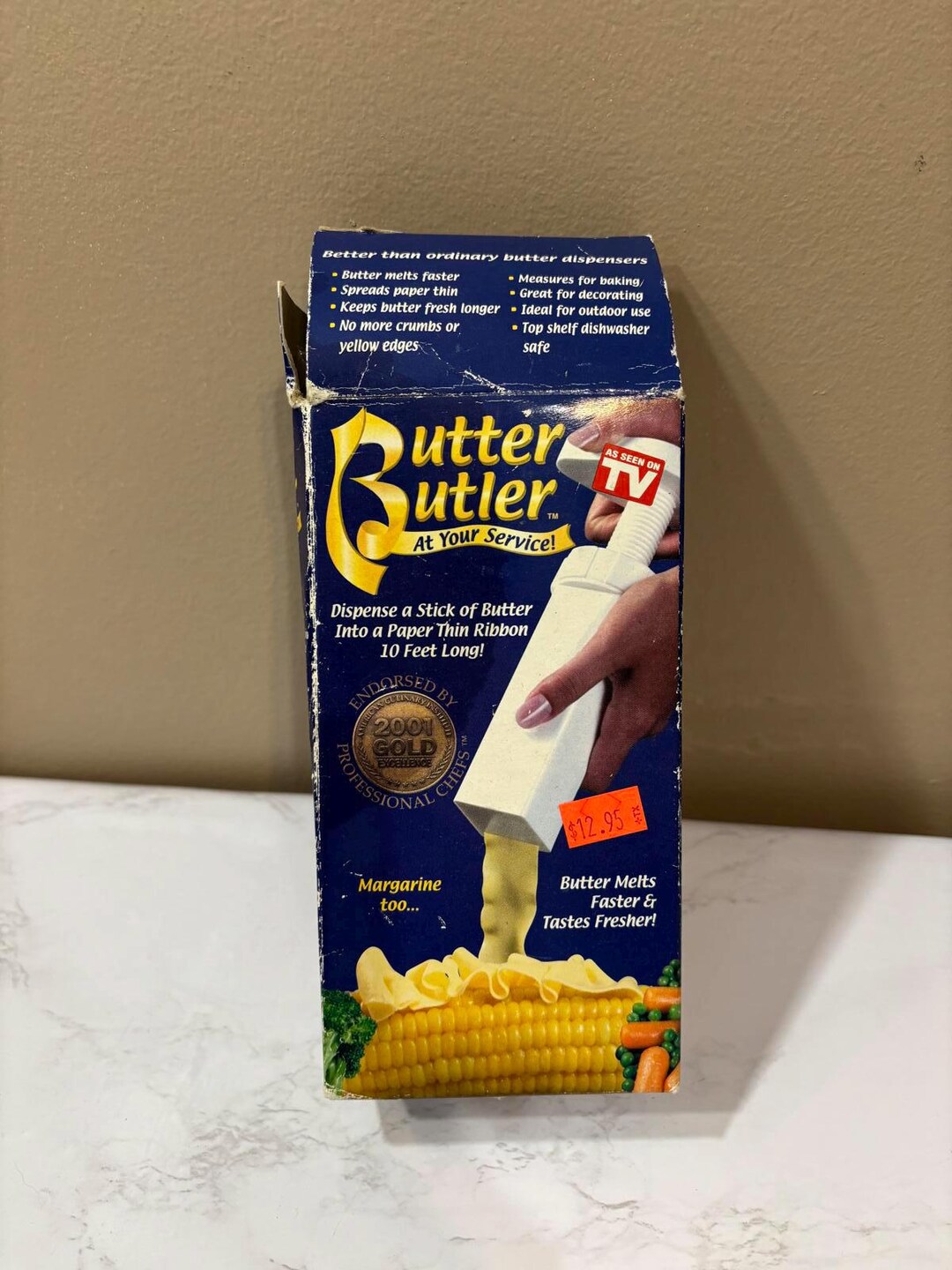 Vintage as Seen on TV Butter Butler - Effortless Butter Dispenser - New ...