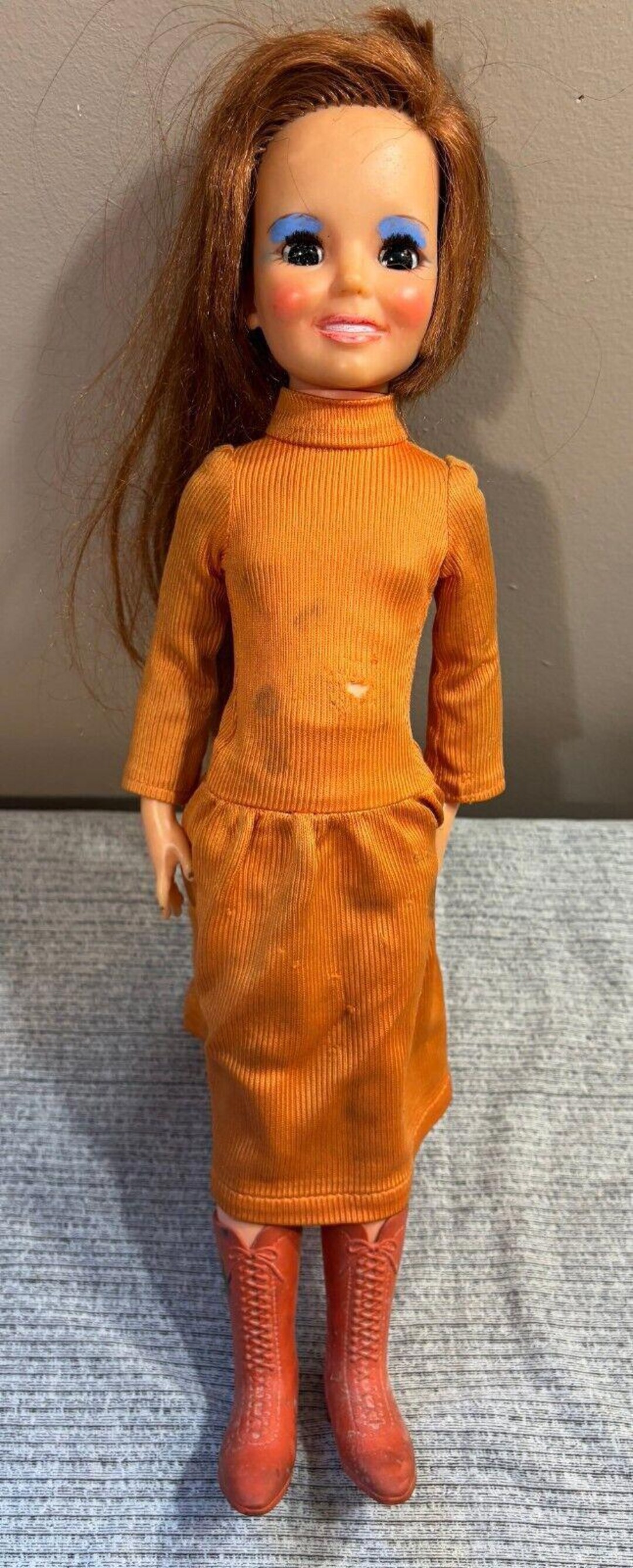 1971 Movin' Groovin' CRISSY Growing Hair Doll Red Hair Crissy Doll 18 ...